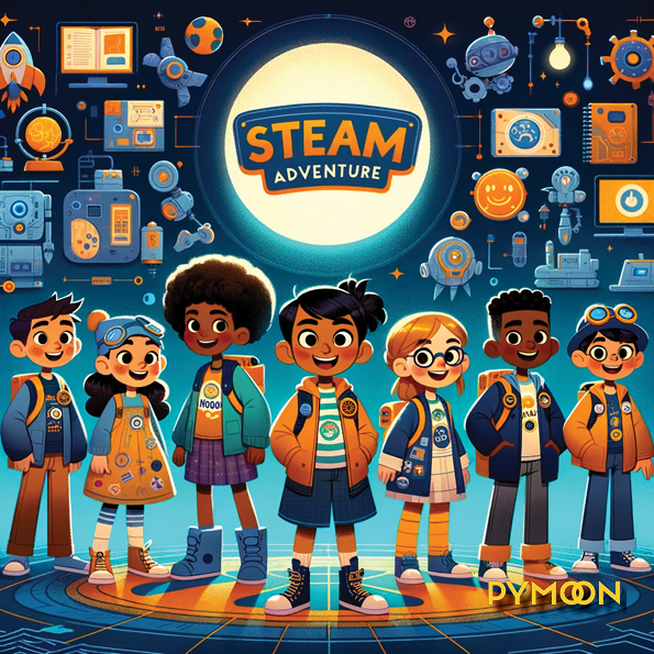 STEAM ADVENTURE – Pymoon - Pymoon Dyslexia Friendly Books